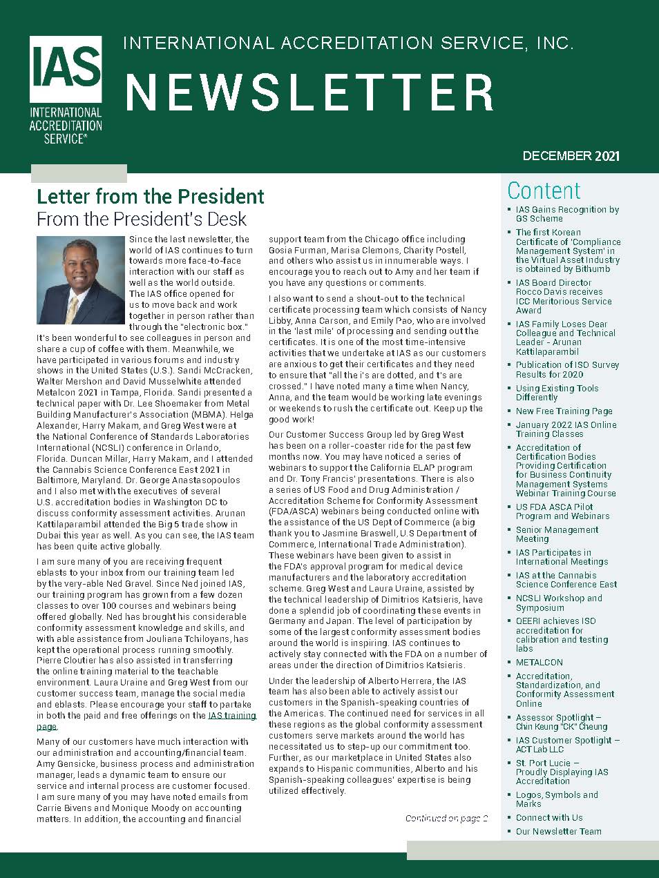 Publications - International Accreditation Service, Inc.